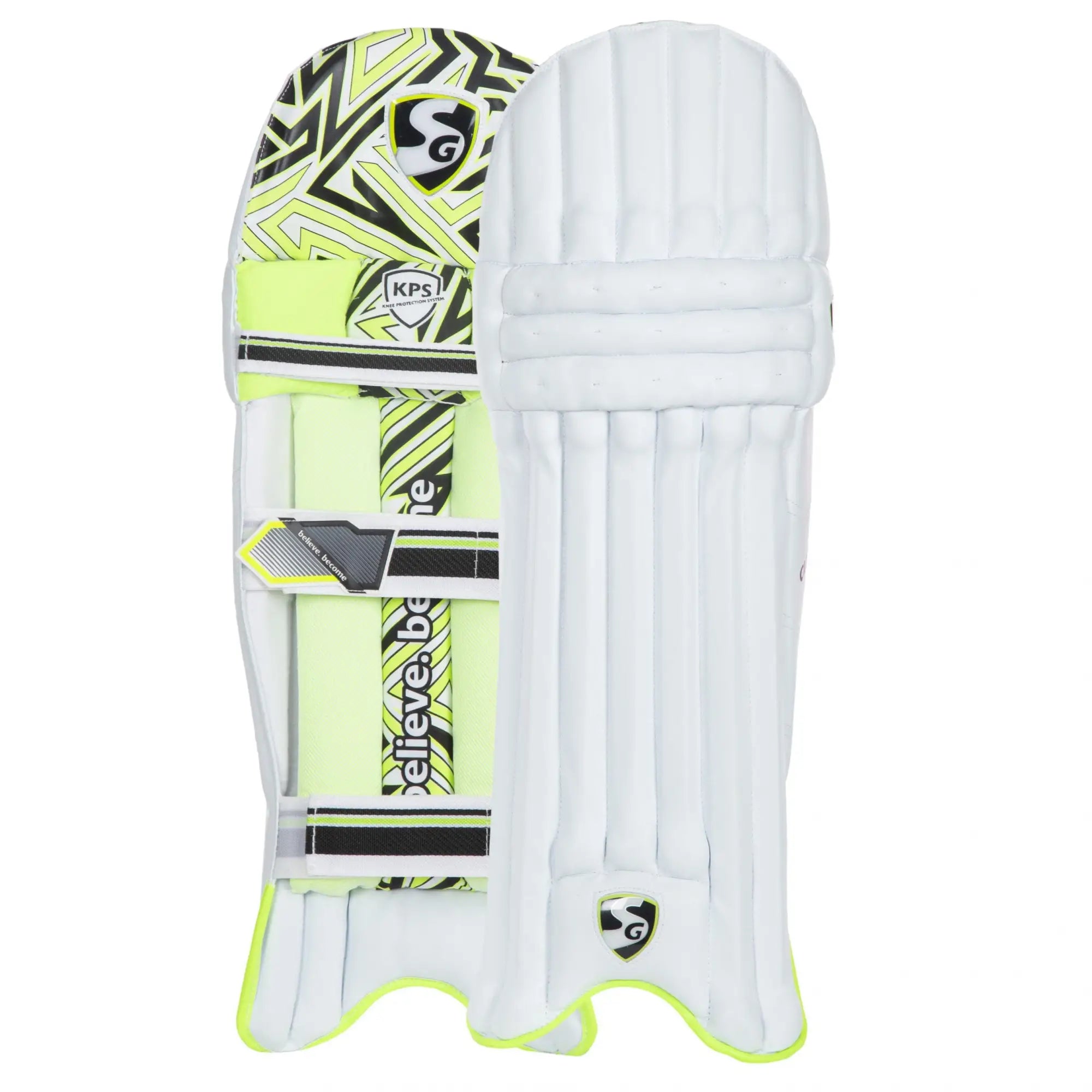 Adult Cricket Equipment SG Cricket Leg Guards - Test White Adult Right ...