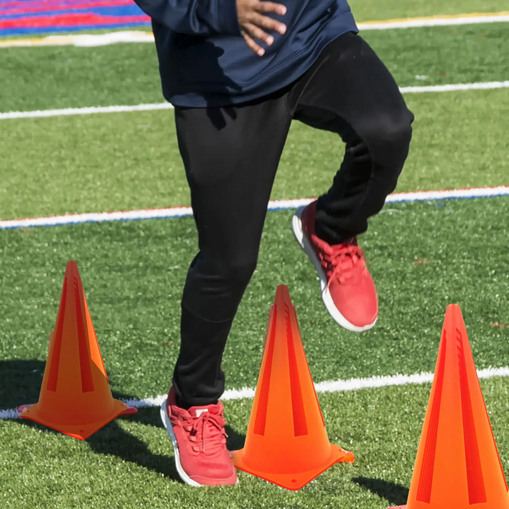 9 inch Cones Boundary Fielding Practice Training Safety Cones - Cricket ...