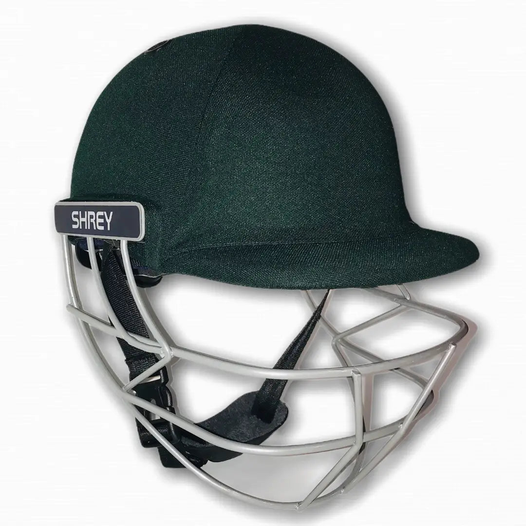 Shrey Classic Steel Cricket Helmet Green - Cricket Best Buy
